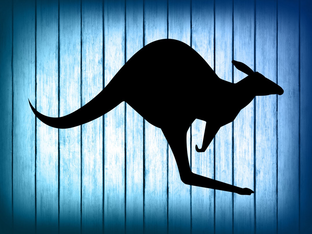 Kangaroo Metal Wall Art | Wildlife Metal Decor | Nature Home Decor ...