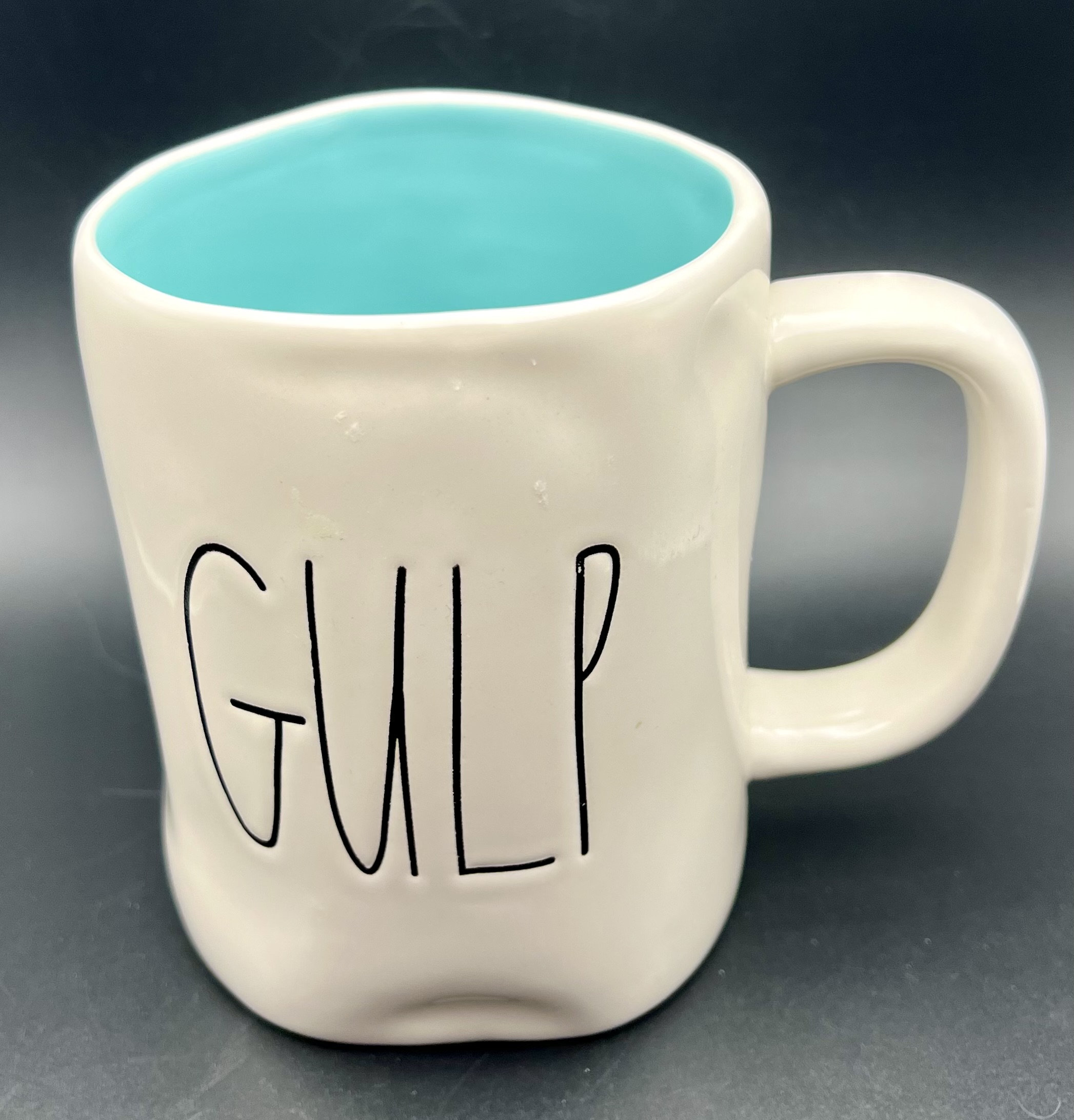 Large Ray Dunn Coffee Mug With GULP on the Front-artisan Collection - Etsy