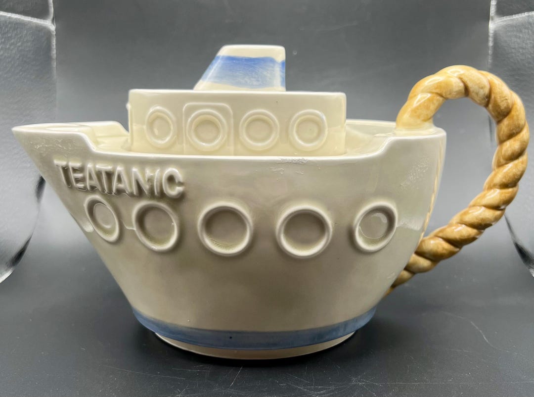 Fitz & Floyd TEATANIC Tea Pot Titanic 1978 Rare - Etsy