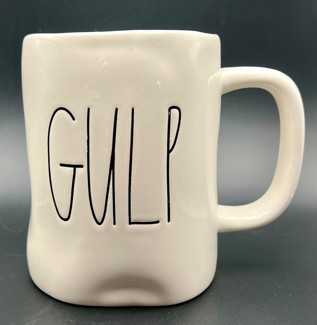 Large Ray Dunn Coffee Mug With GULP on the Front-artisan Collection - Etsy