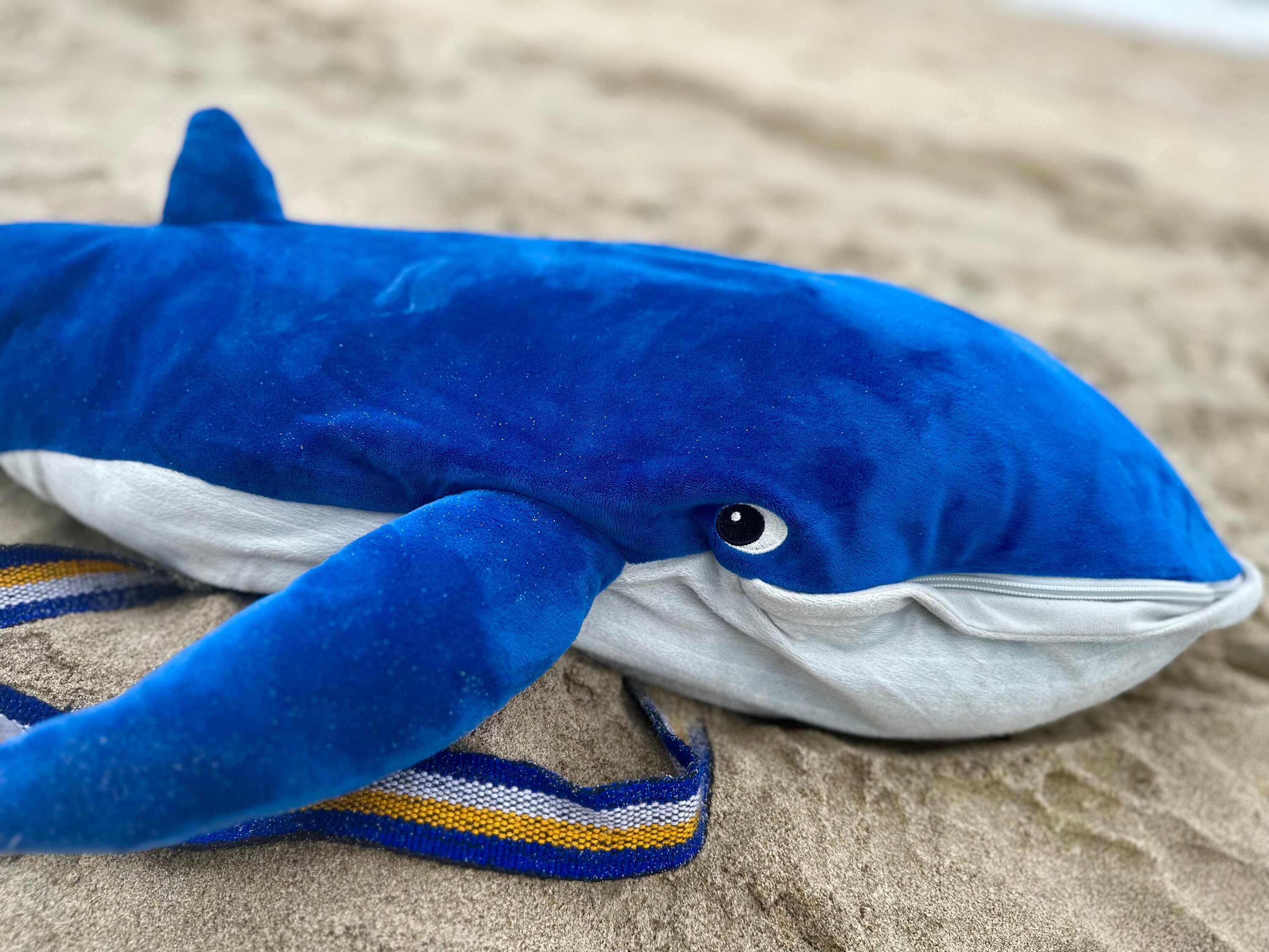 Cute Whale Plushie Backpack, Unique Adjustable Spacious Backpack, Large ...