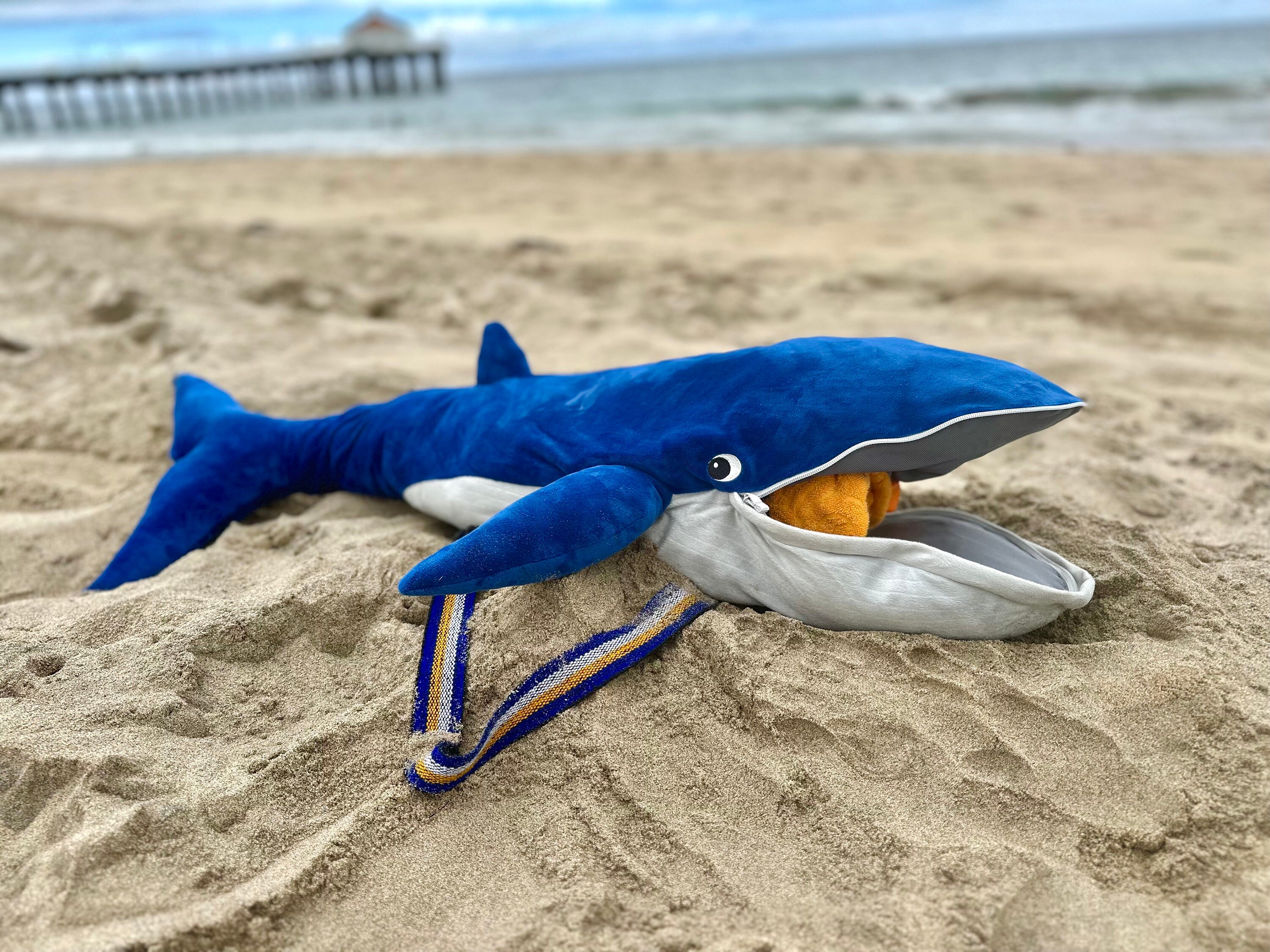 Cute Whale Plushie Backpack, Unique Adjustable Spacious Backpack, Large ...