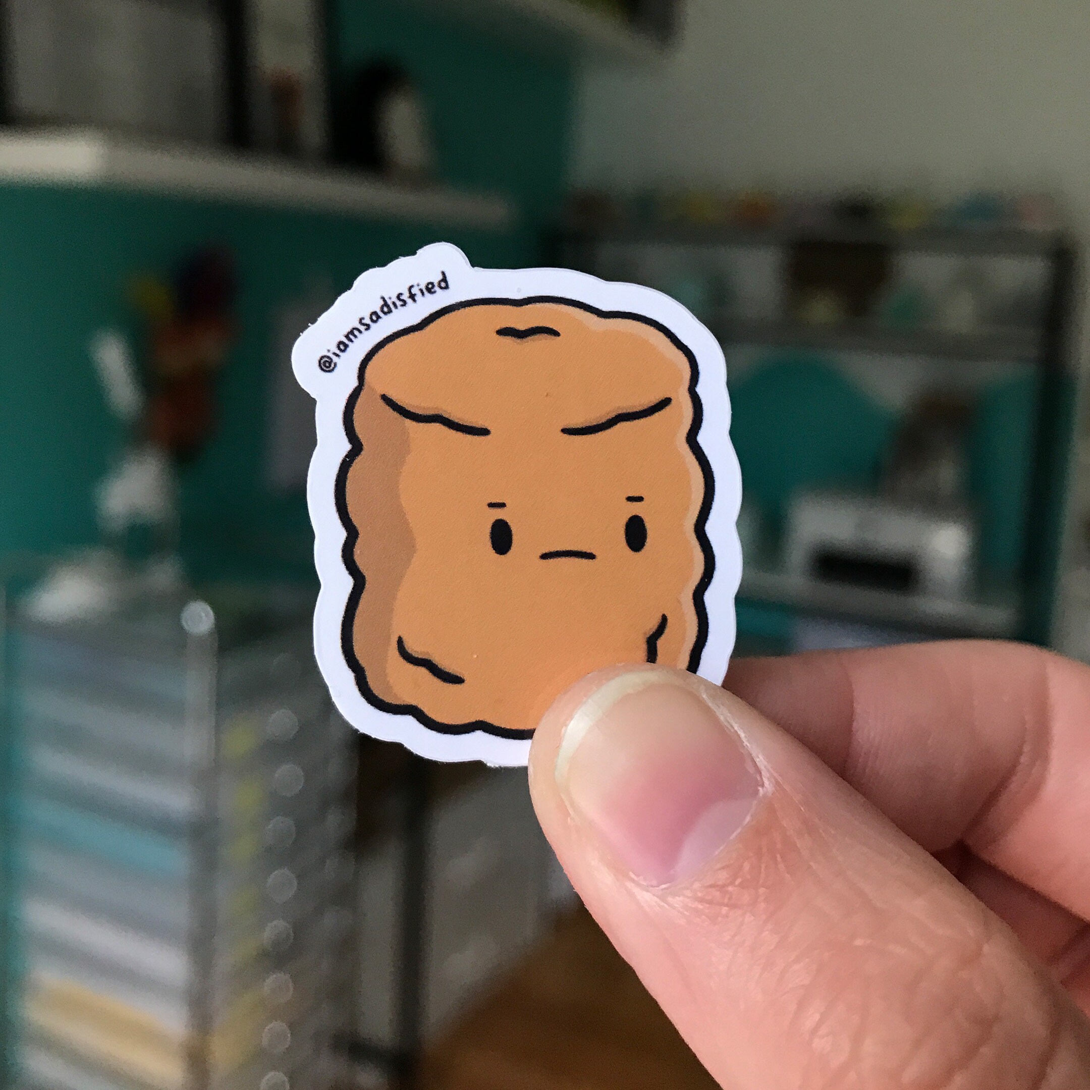 Tater Tot Mini Sticker | Laminated Matte Vinyl Mini Sticker | Cute Mini ...