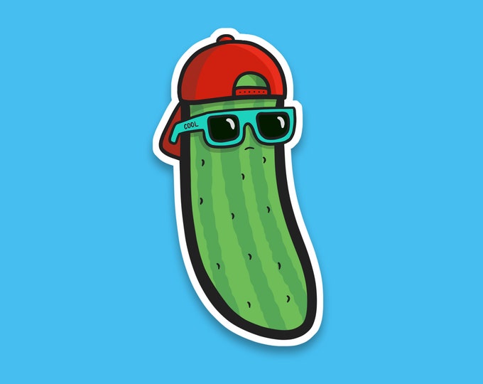 Cucumber Sticker Sheet - Etsy