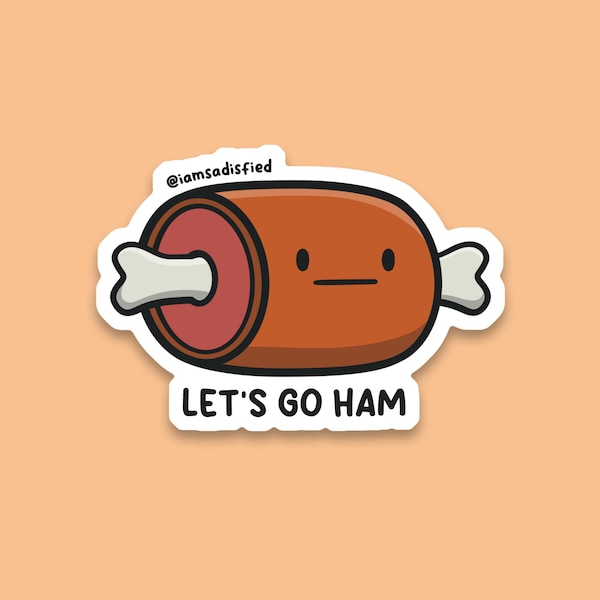 Ham Sticker - Etsy