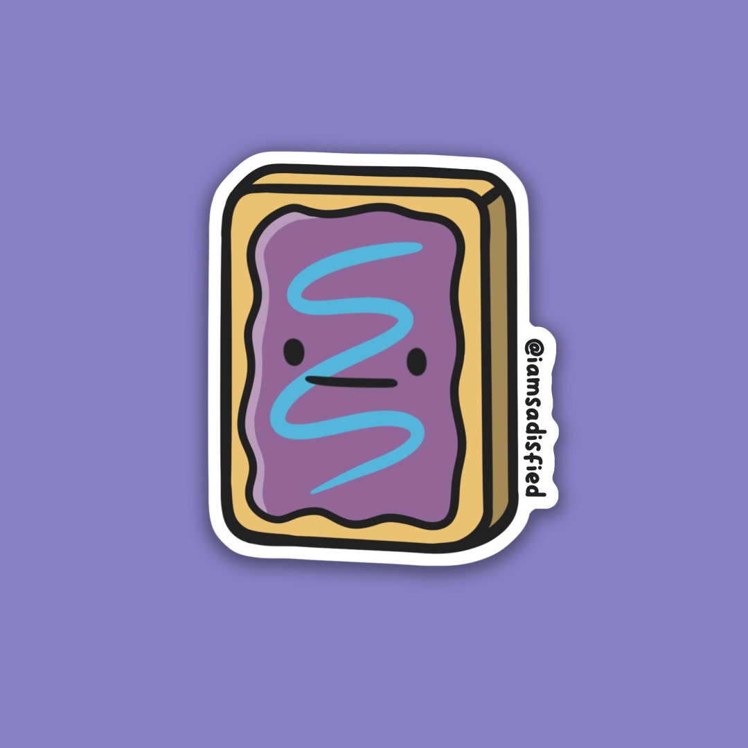Wild Berry Pastry Sticker | Laminated Matte Vinyl Sticker | Cute ...