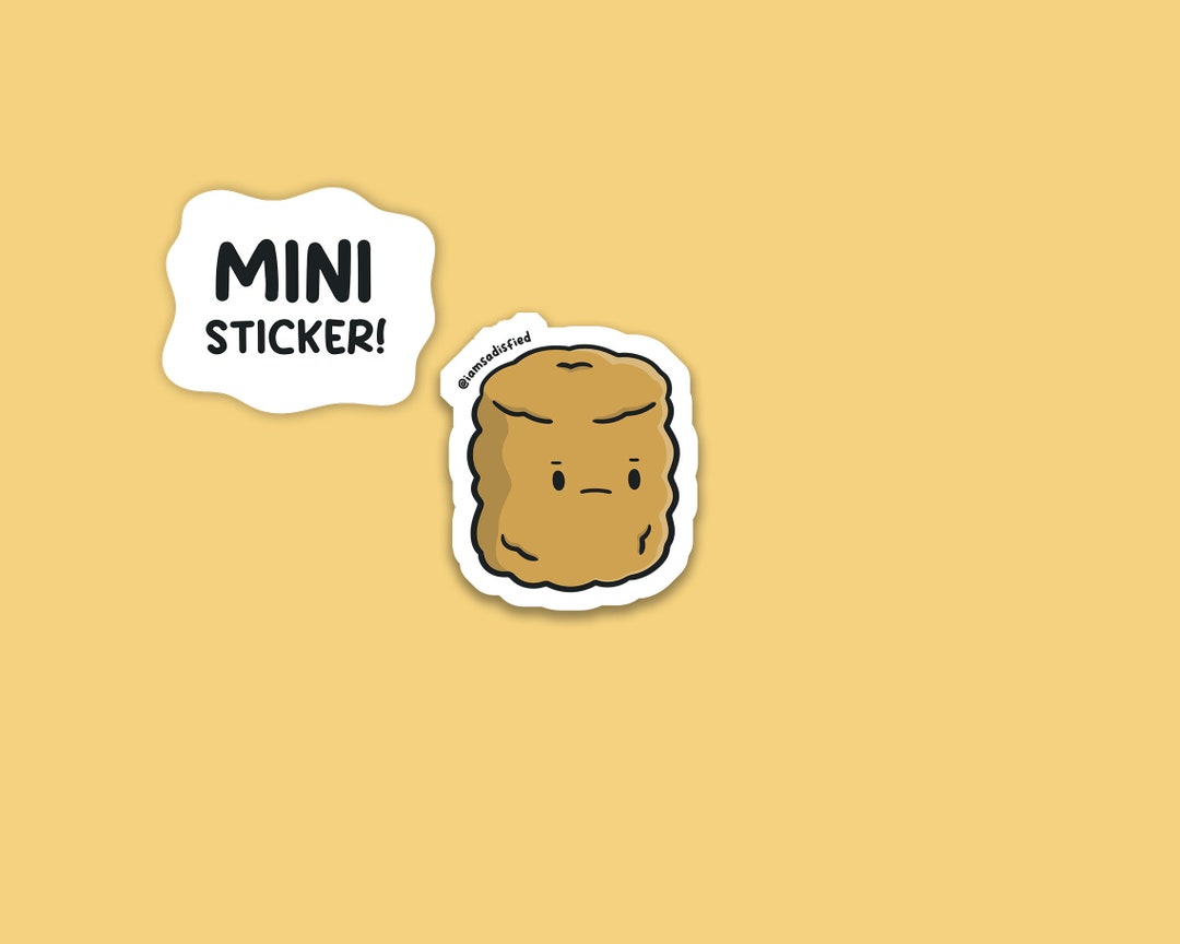 Tater Tot Mini Sticker | Laminated Matte Vinyl Mini Sticker | Cute Mini ...