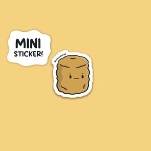 Tater Tot Mini Sticker | Laminated Matte Vinyl Mini Sticker | Cute Mini ...