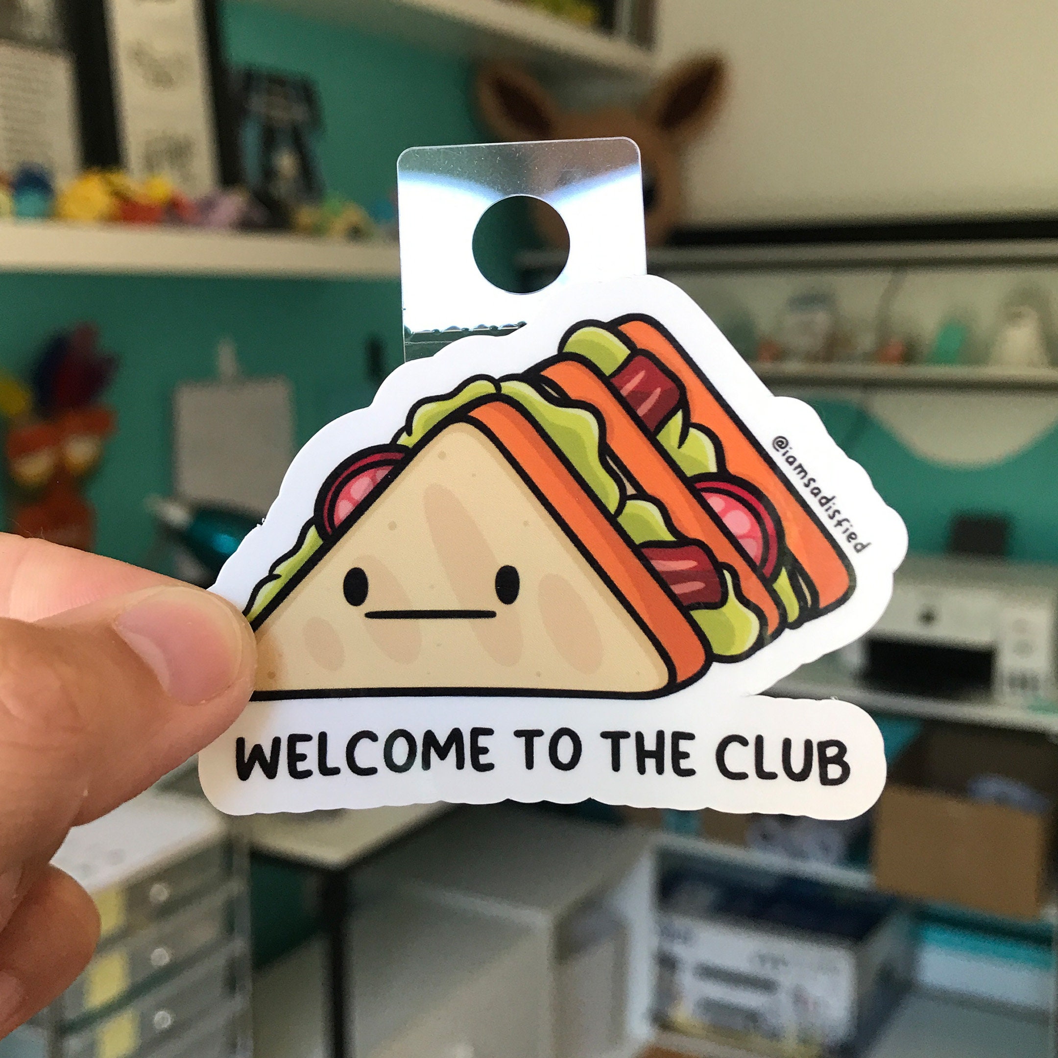 Welcome to the Club Sticker | Laminated Matte Vinyl Sticker | Cute ...