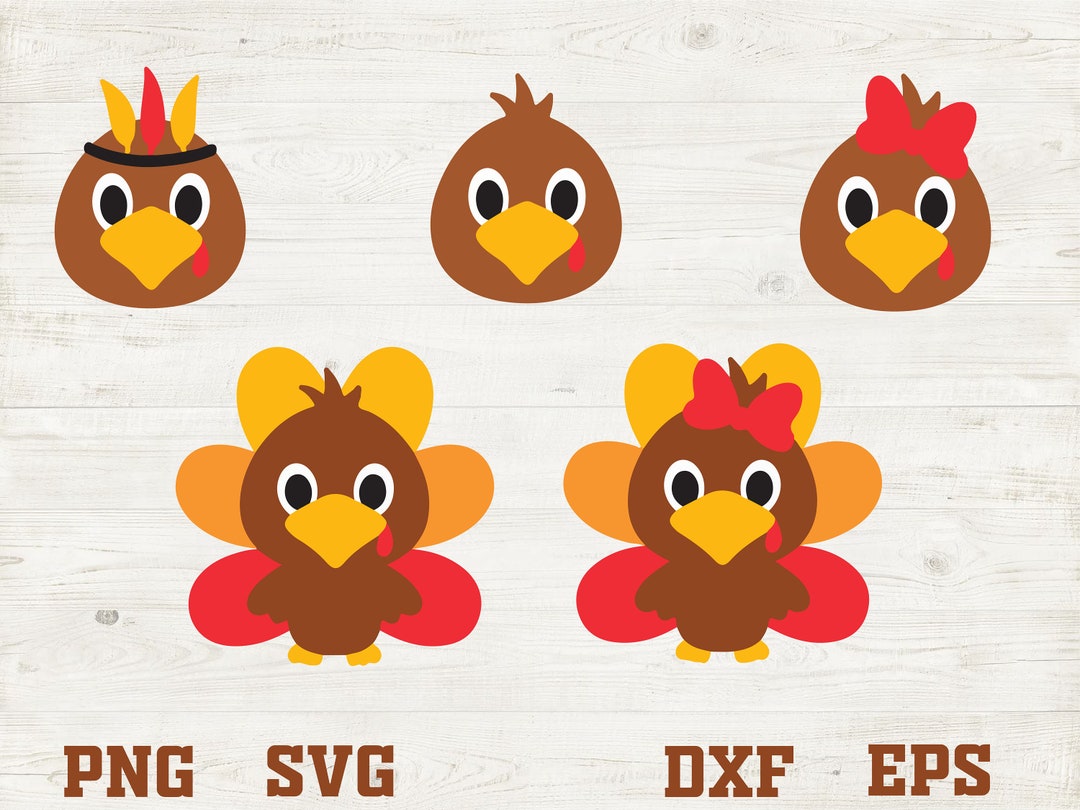 Turkey Svg Png , Cute Turkey Svg , Turkey Face Svg , Turkey Shirt Svg ...