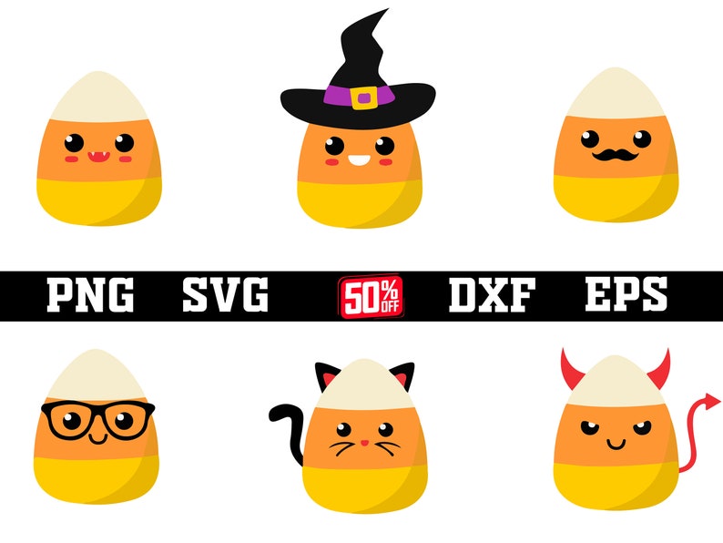 Candy Corn Svg Bundle , Trick or Treat Svg , Candy Corn Png , Candy ...