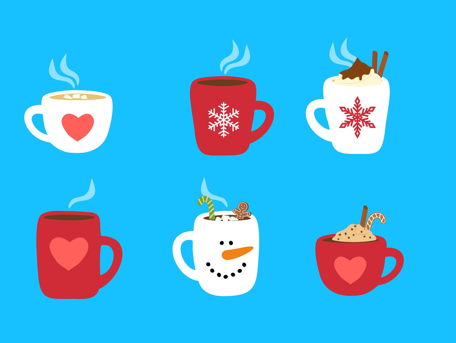 Hot Cocoa Mug Svg Bundle Hot Cocoa Svg Hot Cocoa Cup Svg Etsy
