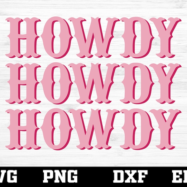 Howdy Png - Etsy Canada