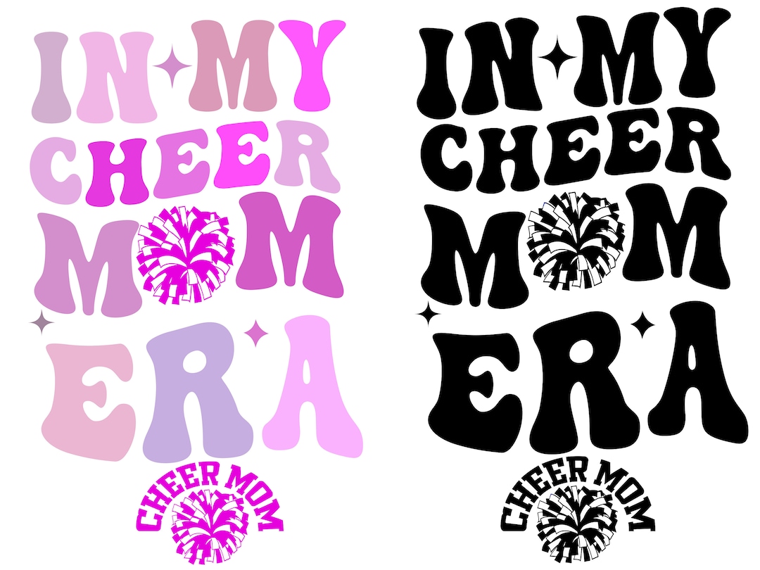 In My Cheer Mom Era Svg Png , Cheer Mama Era Svg , Cheer Mom Svg , Cheer Shirt Svg ...