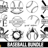 Baseball Svg - Etsy
