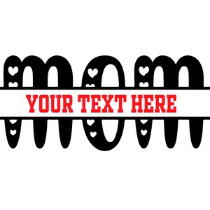 Mom Svg, Mama Svg, Mom Split Monogram, Mom Monogram Svg, Mom Name Frame ...