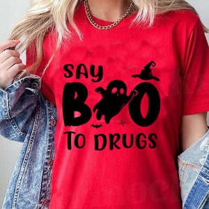 Red Ribbon Week SVG PNG, Say Boo to Drugs Design (digital Download) - Etsy