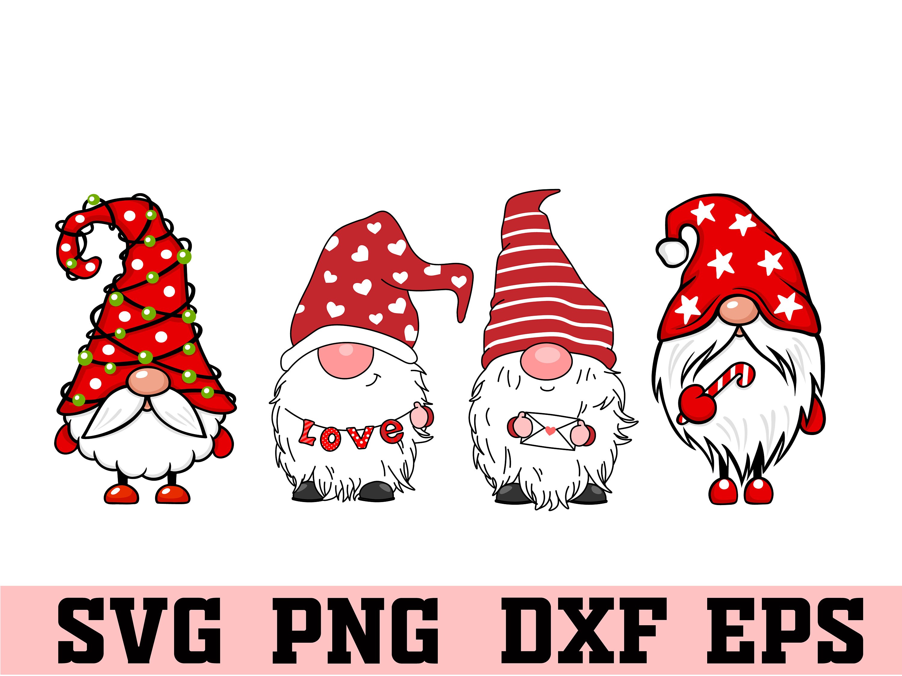 Gnome Svg Bundle , Gnome Svg , Gnome Clipart , Christmas Gnomes , Gnome ...