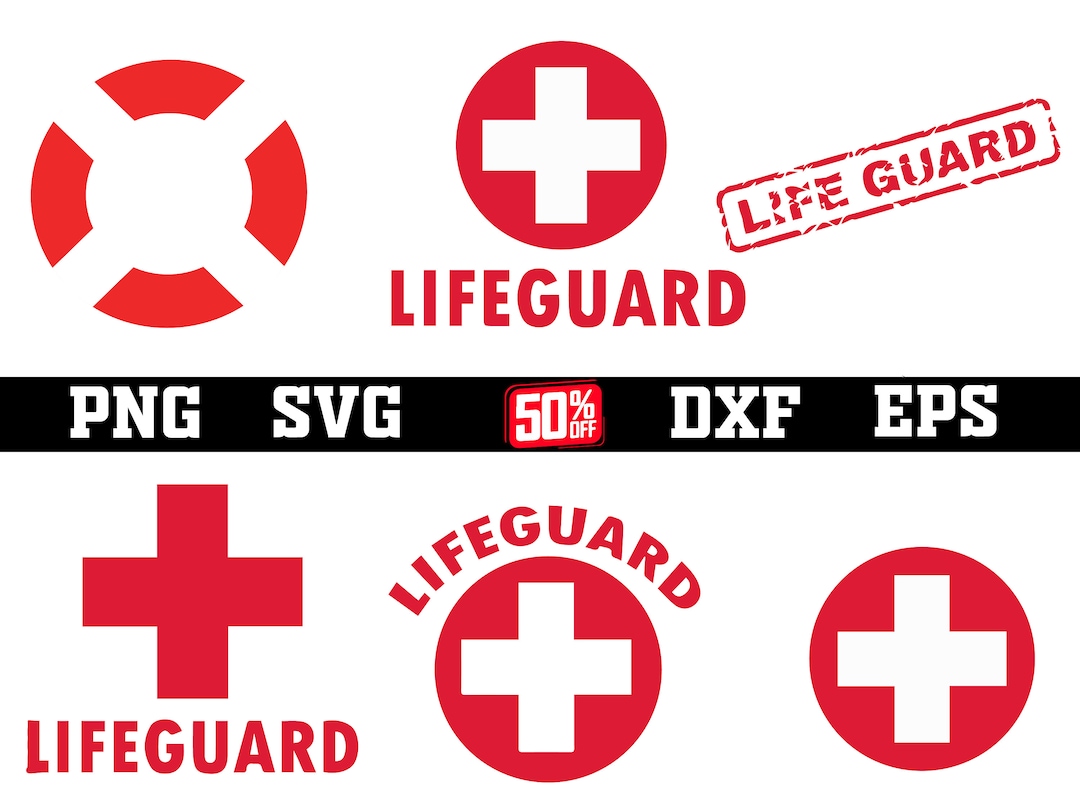 Lifeguard SVG Bundle , Lifeguard Logo Svg , Red Cross SVG , Silhouette ...