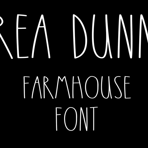Rae Dunn Font - Etsy