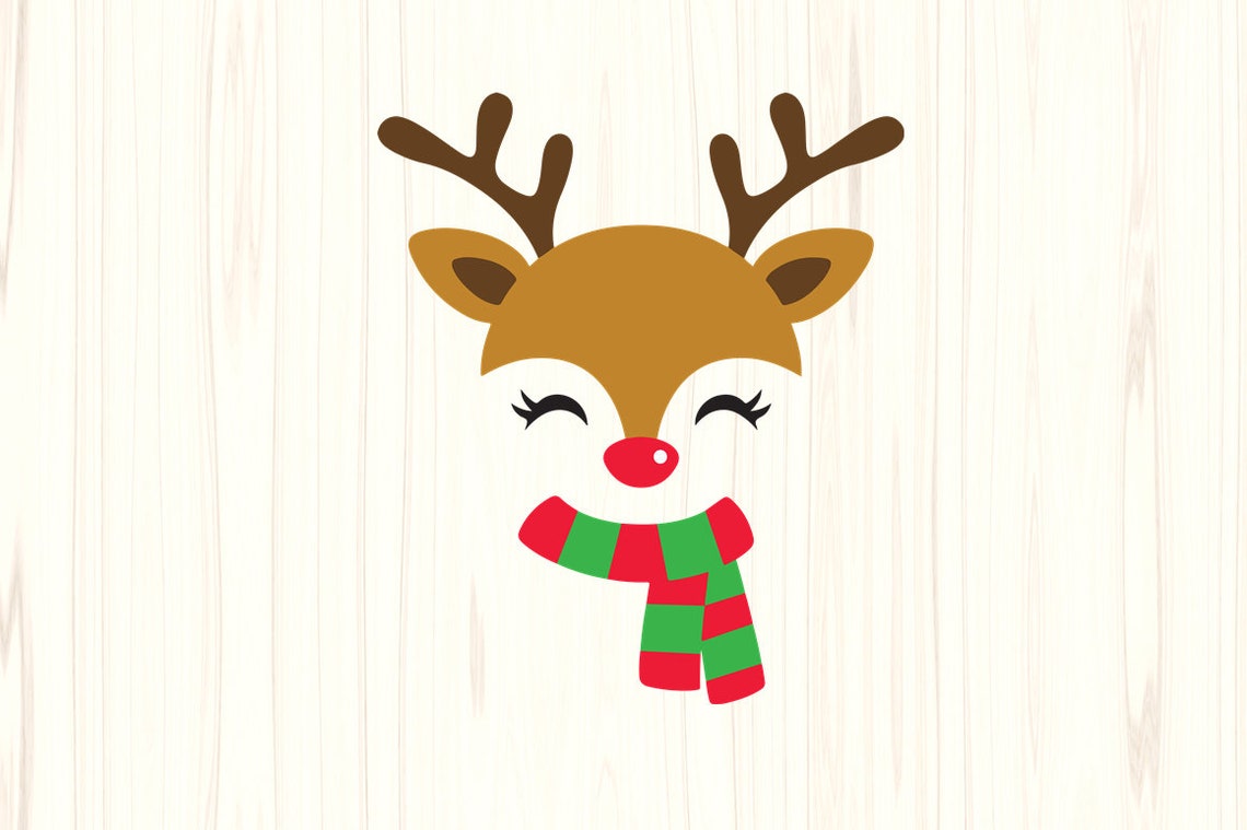 Reindeer SVG , Reindeer Face SVG , Girl Reindeer SVG, Boy Reindeer Svg ...