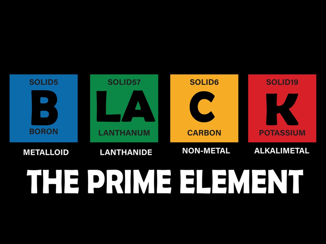 Black the Prime Element Svg , Black History Svg , Black History Month ...