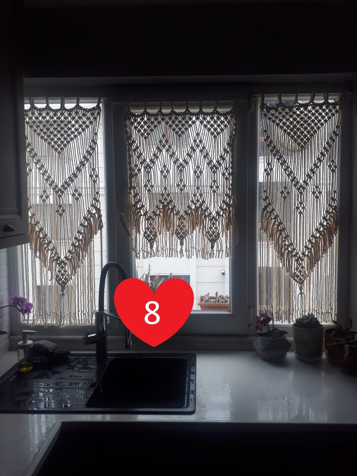 Custom Macrame Window Curtain - Etsy
