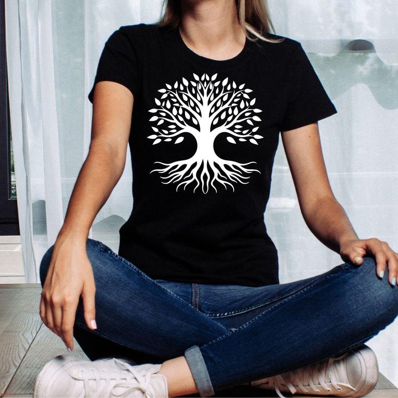 Tree of Life Bundle Design SVG PNG, Tree Silhouette Clipart, Spiritual ...