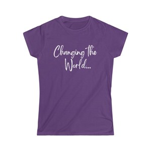 Changing the World One Drop at a Time Women's Softstyle - Etsy