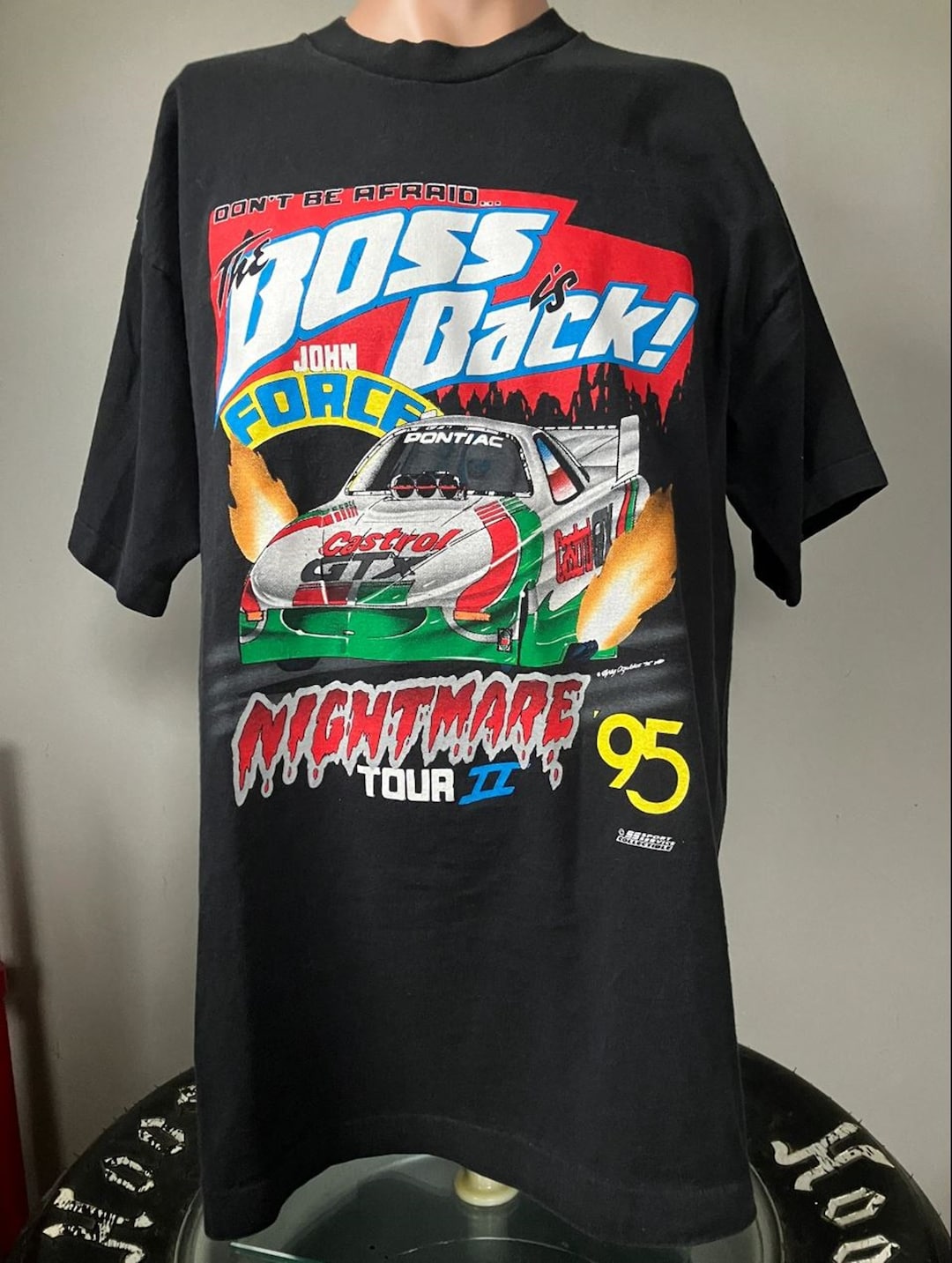 Vintage John Force Boss is Back T-shirt Racing Shirt - Etsy