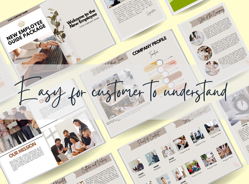 Employee Welcome Package Template | New Employee Onboarding Package ...