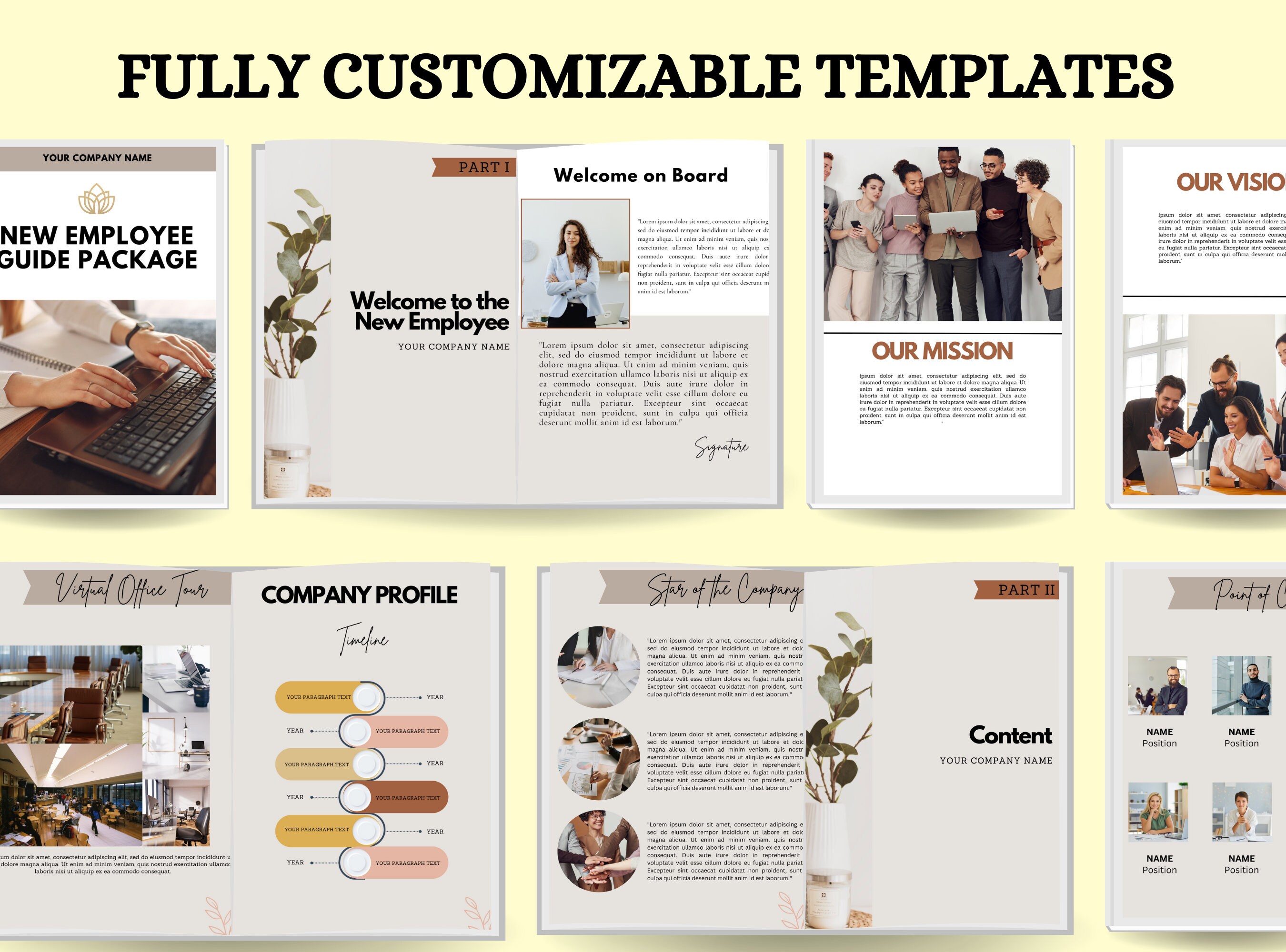 Employee Welcome Package Template | New Employee Onboarding Package ...