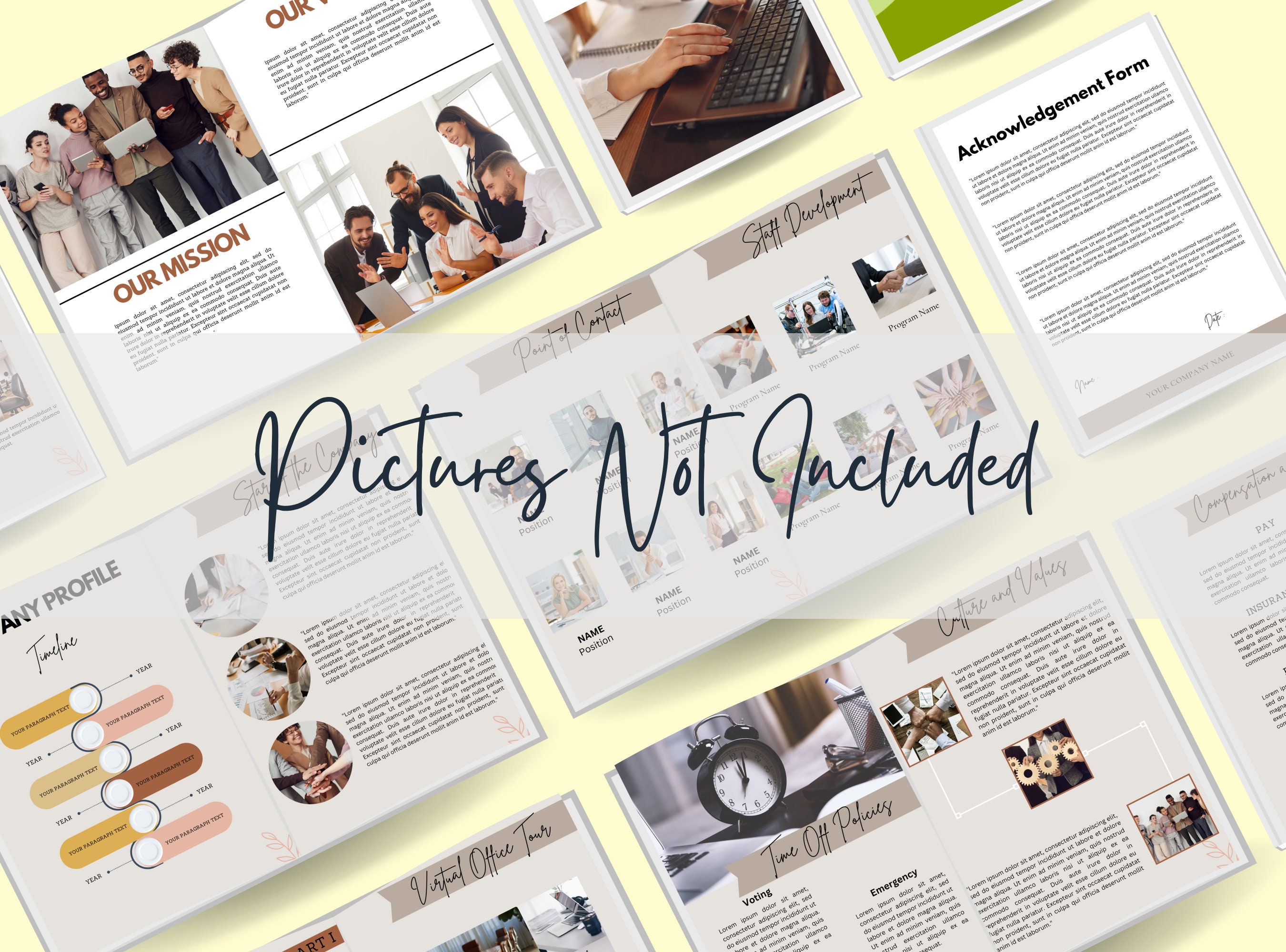 Employee Welcome Package Template | New Employee Onboarding Package ...