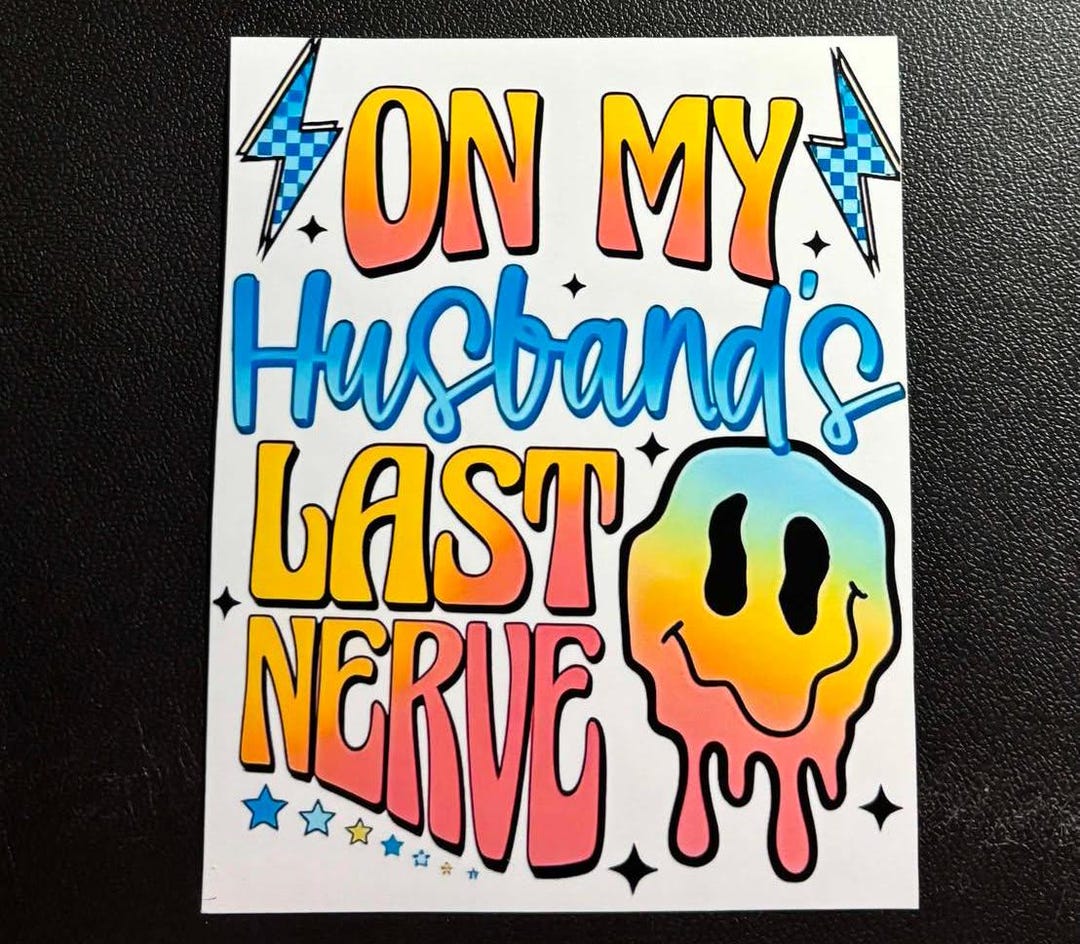 Sassy Diamond Painting Release Papers: "on My Husband’s Last Nerve ...