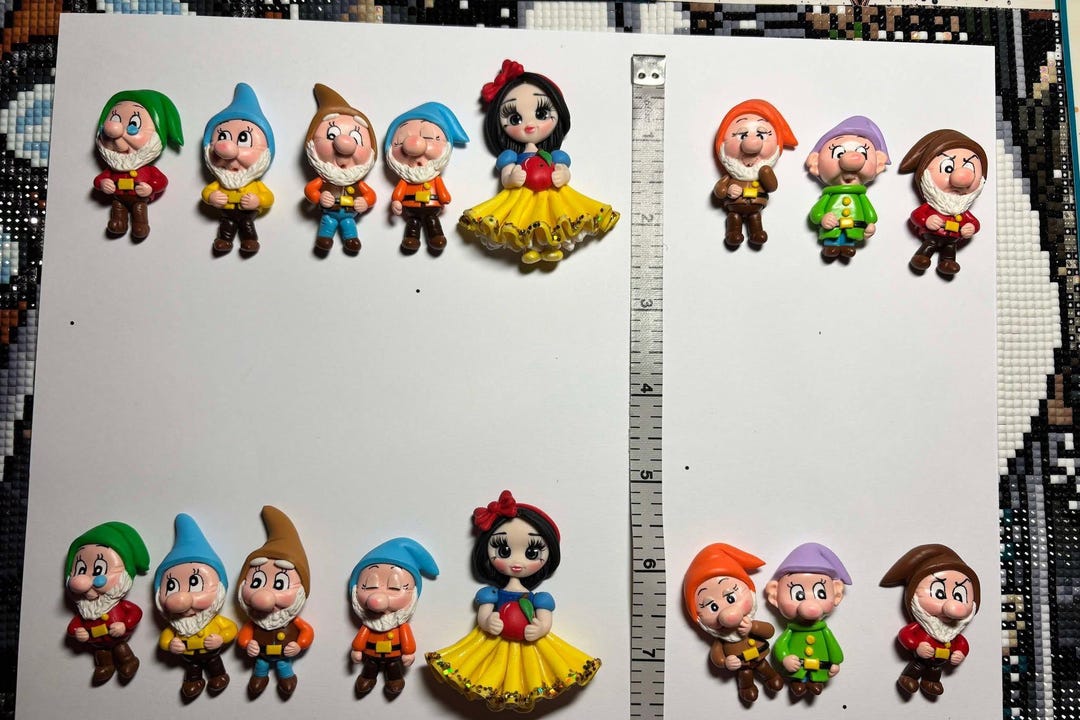 Snow White & Friends Diamond Painting Cover Minders - 8pc Set - Etsy