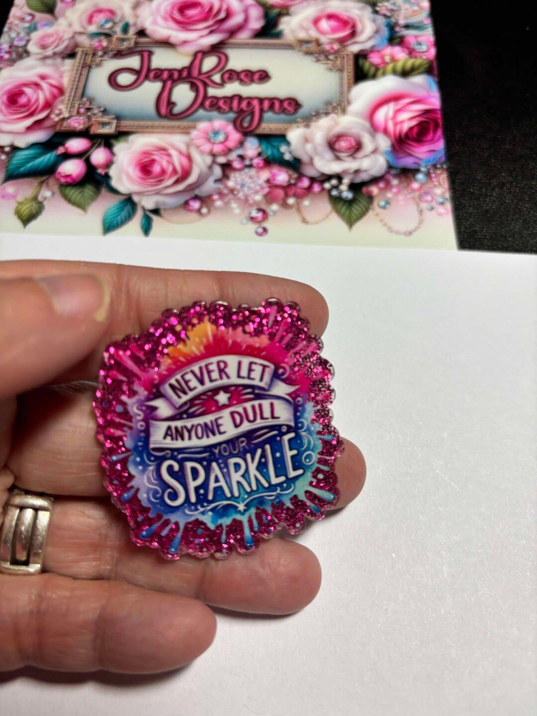 Never Let Them Dull Your Sparkle Cute Fun Diamond Painting Cover ...