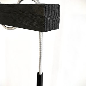 Brutalist Yakisugi Silver Laced Floor Lamp | Shou Sugi Ban Light ...