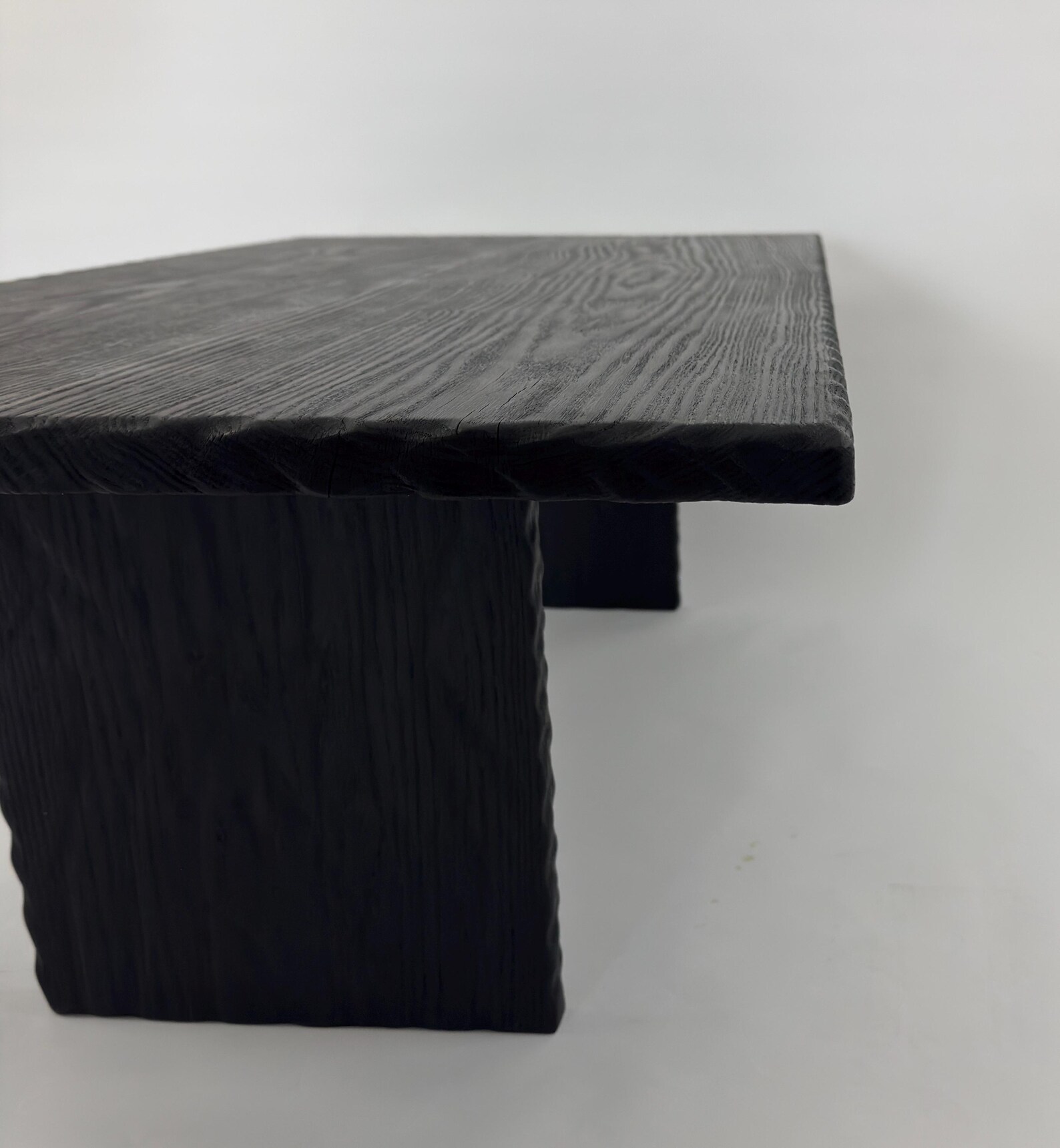 Shou Sugi Ban Wood Coffee Table | Wabi Sabi Low Coffee Table ...