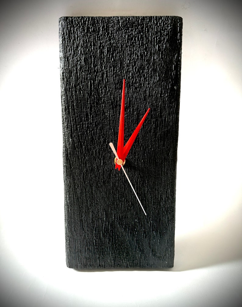 Shou Sugi Ban Wall Clock: Japanese Yakisugi Charred Wood Clock - Etsy
