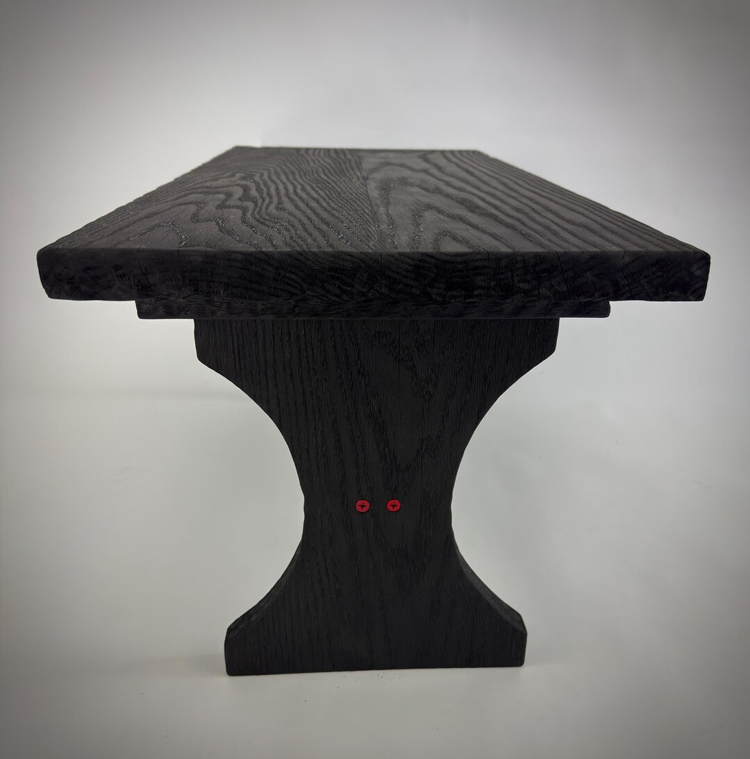Yakisugi Bench: Shou Sugi Ban, Wabi Sabi Console Table, Modern Bench ...