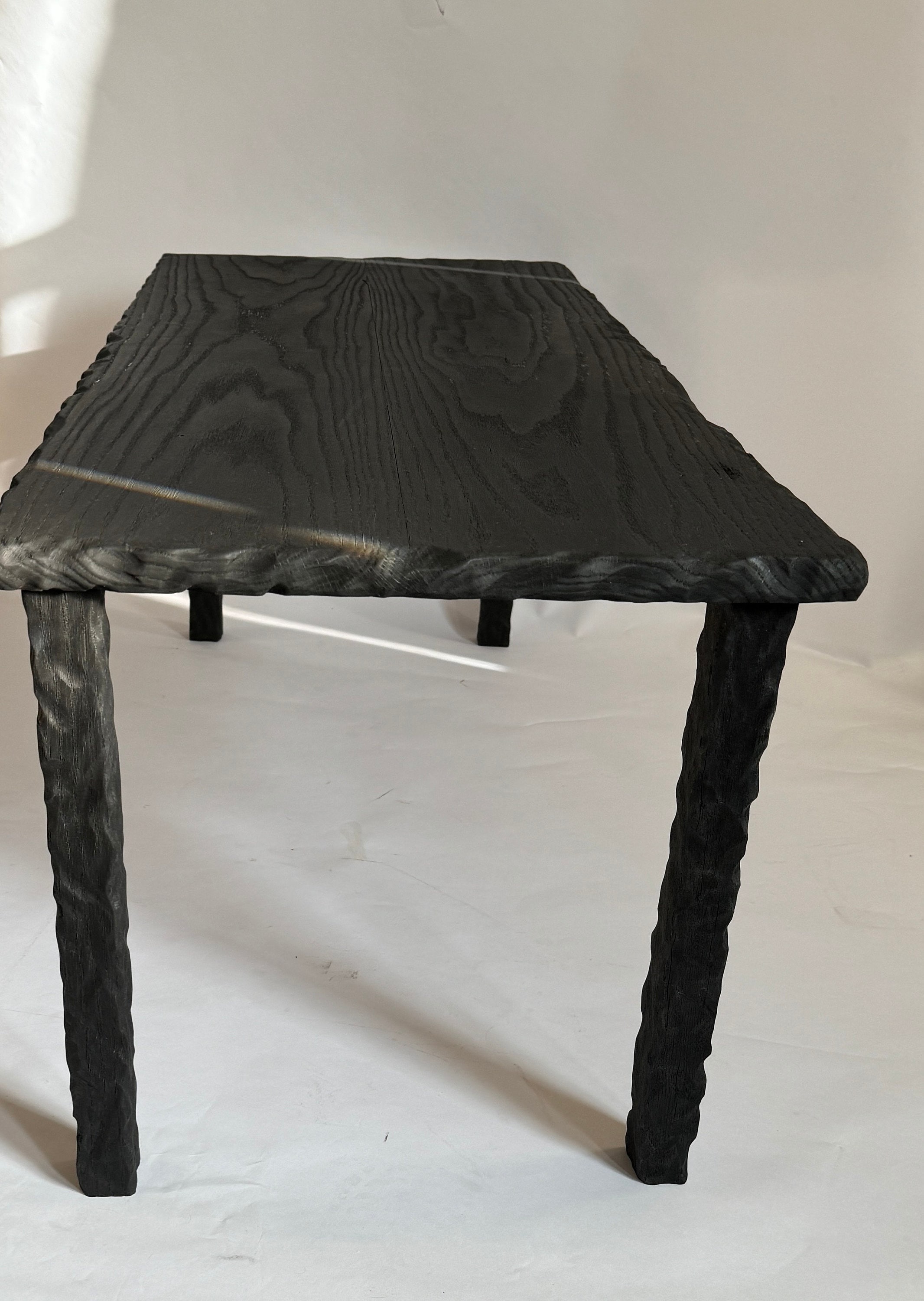 Shou Sugi Ban Coffee Table | Sculpted Yakisugi Table | Wabi Sabi Coffee ...