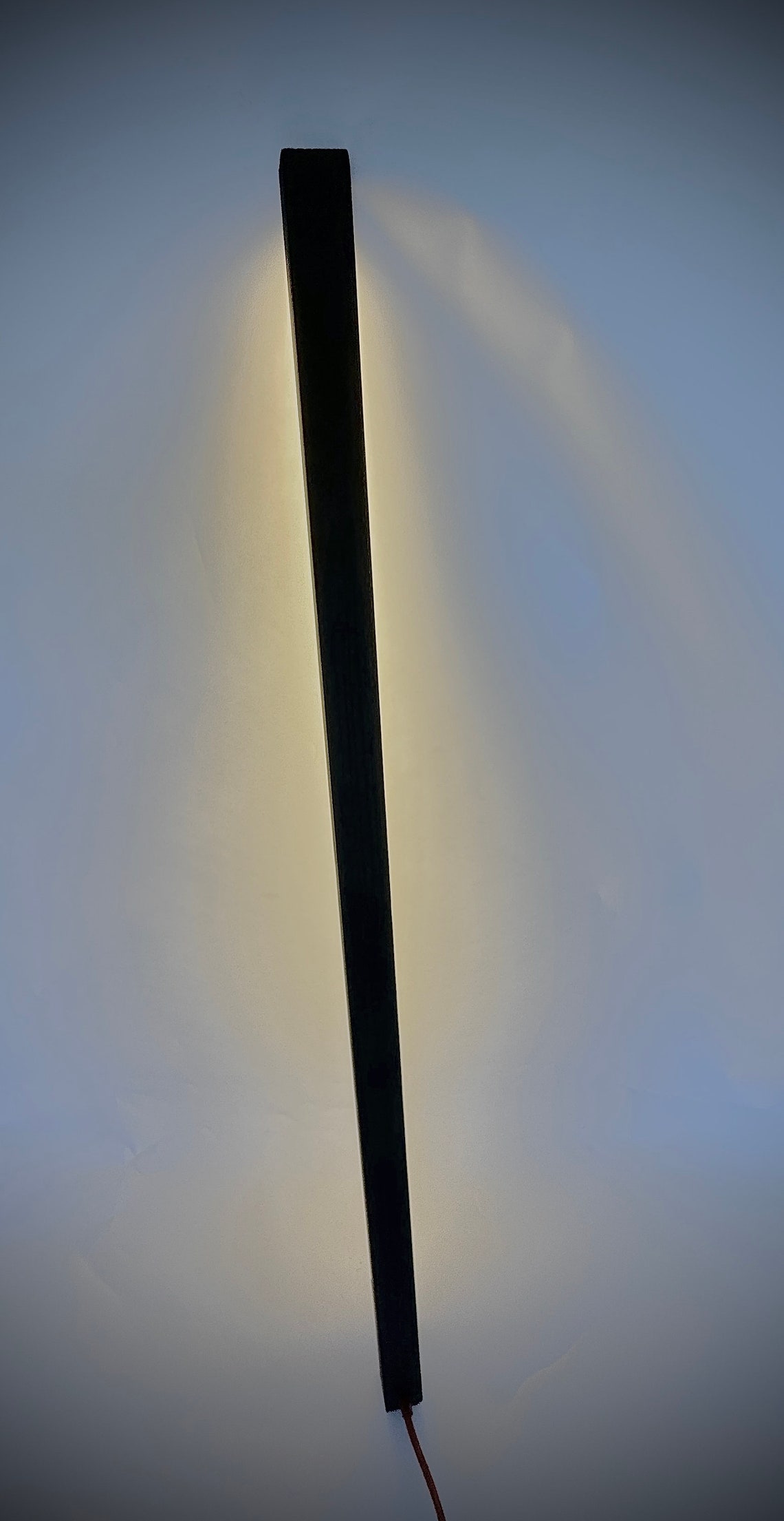 Yakisugi Led Floor Lamp | Shou Sugi Ban Standing Light | Brutalist ...