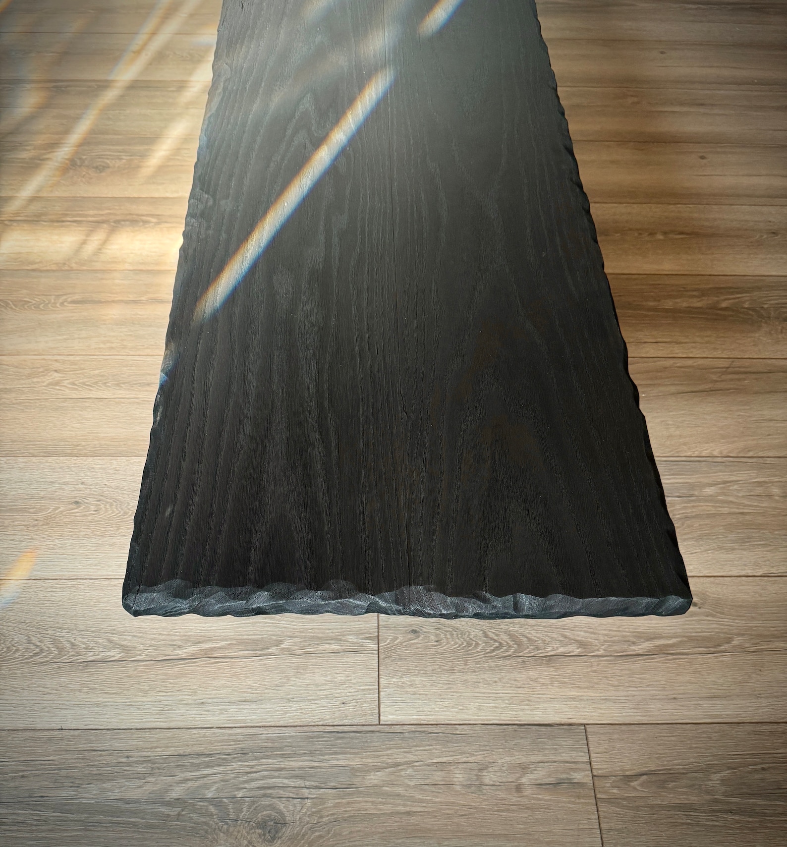 Sculpted Yakisugi Coffee Table | Japanese Shou Sugi Ban Tea Table ...
