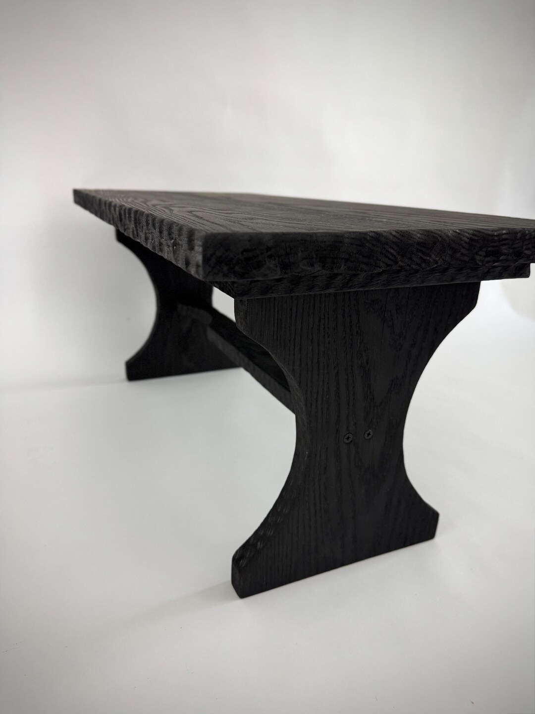 Modern Farmhouse Yakisugi Bench | Japanese Shou Sugi Ban Low Coffee ...