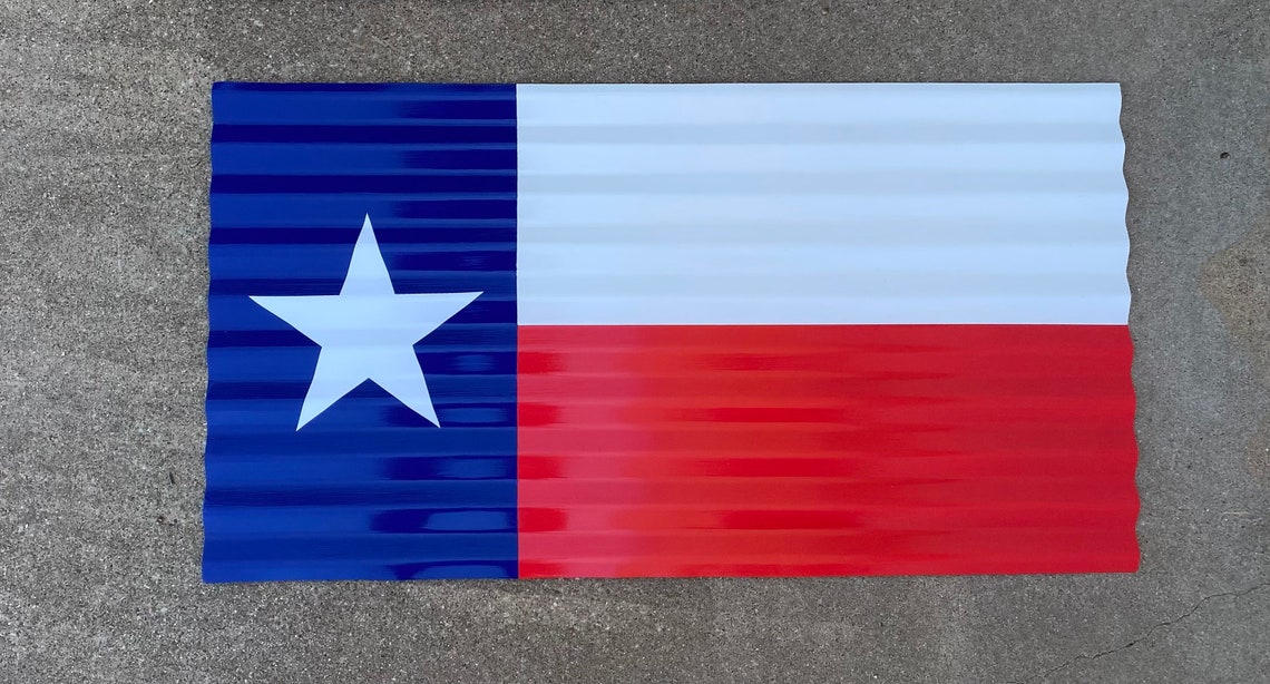 Metal Texas Flag - Etsy