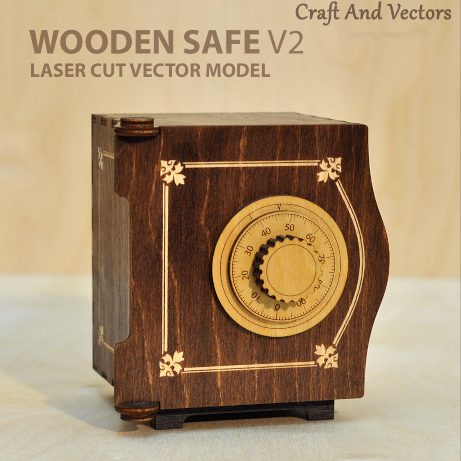 Wooden Safe Vector V2.0 - Etsy