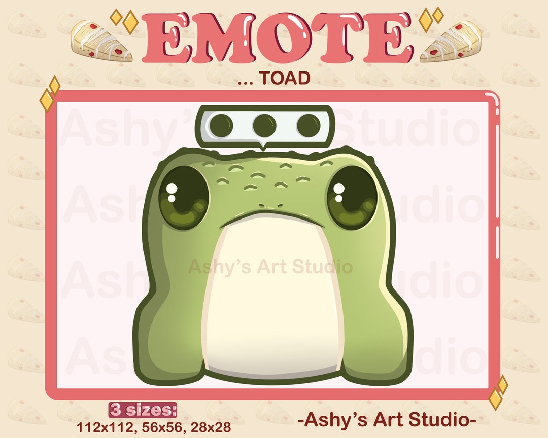 LOADING TOAD EMOTE | Twitch | Youtube | Discord | Emote | Toad Emote ...
