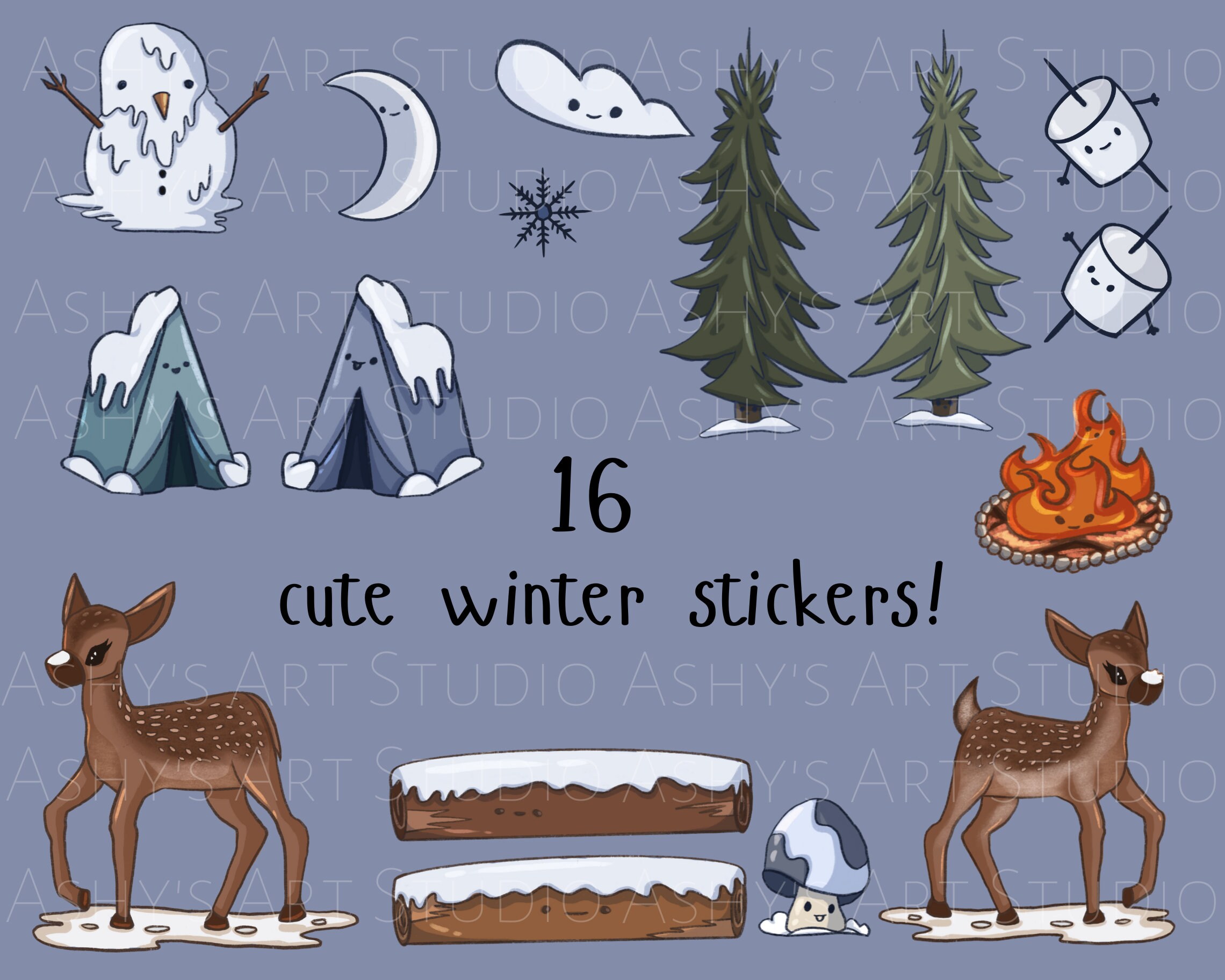 Goodnotes Winter Stickers, Goodnotes Stickers, Planner Stickers ...