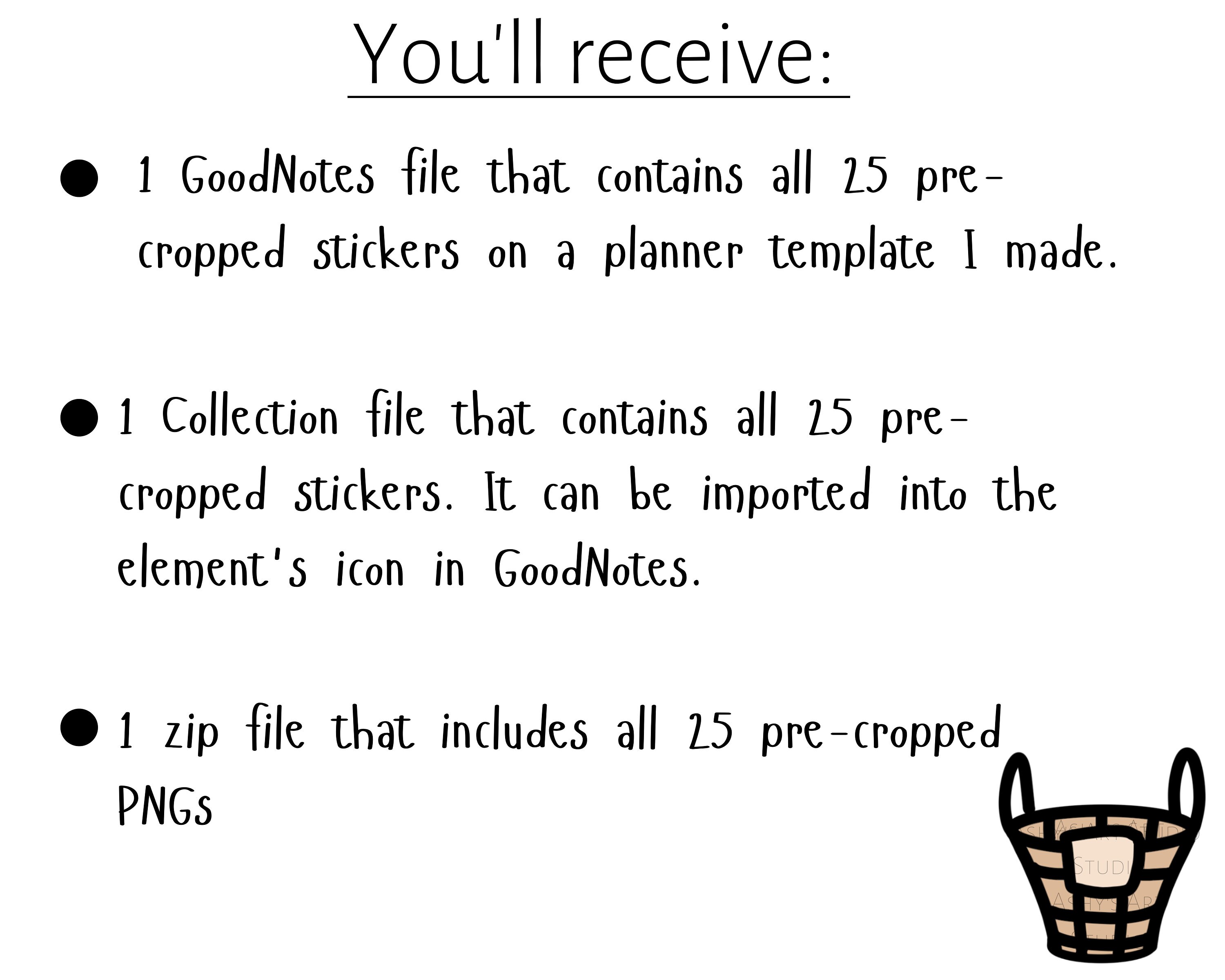 Goodnotes to Do List, Goodnotes Stickers, Goodnotes Elements, iPad ...