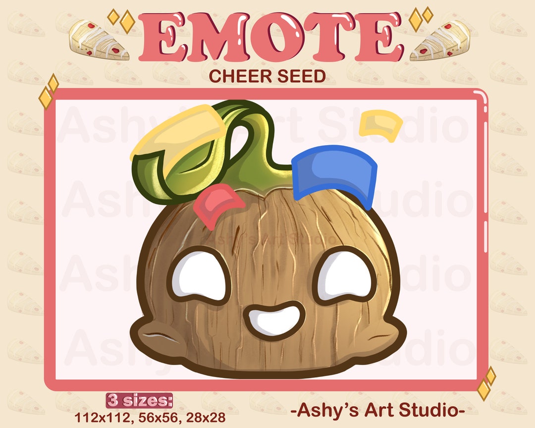 CHEER SEED EMOTE Twitch, Youtube, Discord, Emote, Seedling Emotes ...